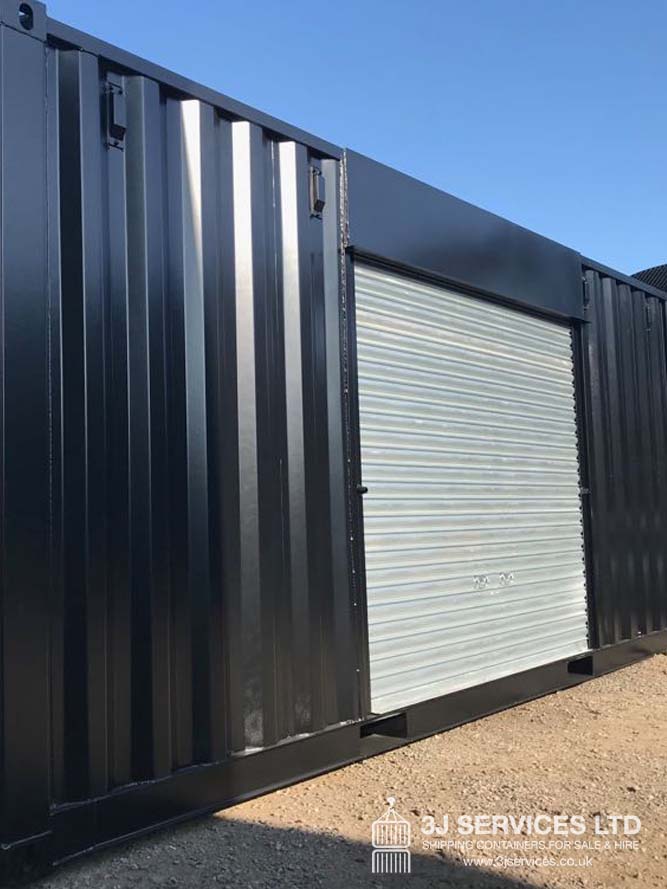 Shipping Container Insulated Roller Shutters - 3J Services Ltd