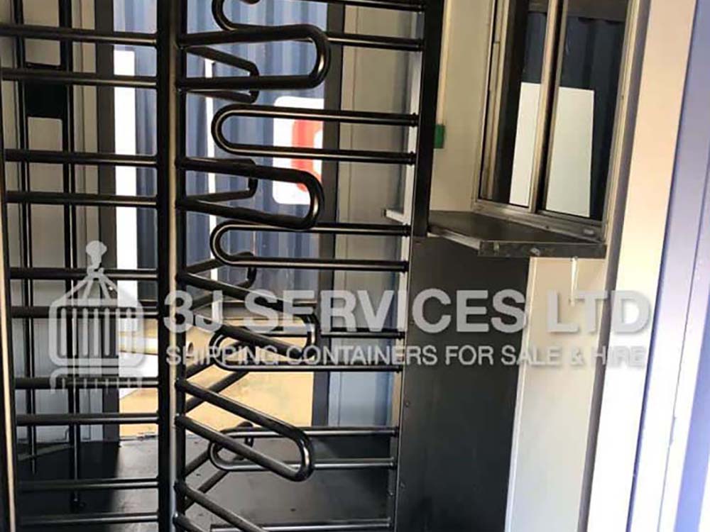 Shipping Container Turnstile Housing - 3J Services Ltd