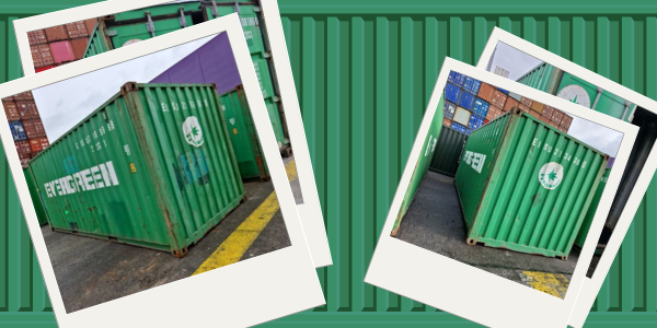 20ft Used Green Containers, A Rare Beast - 3J Services Ltd